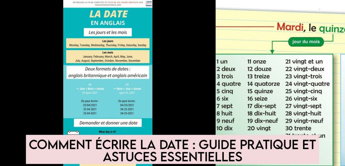 Comment écrire la date : Guide pratique et astuces essentielles ...