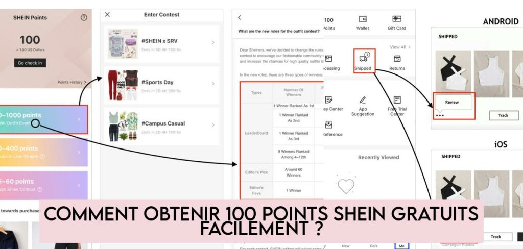 Comment obtenir 100 points Shein gratuits facilement ? - Polyvore ...