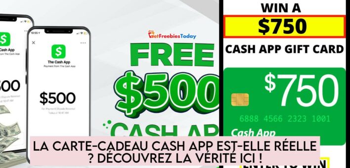 La carte-cadeau Cash App est-elle réelle ? Découvrez la vérité ici ...