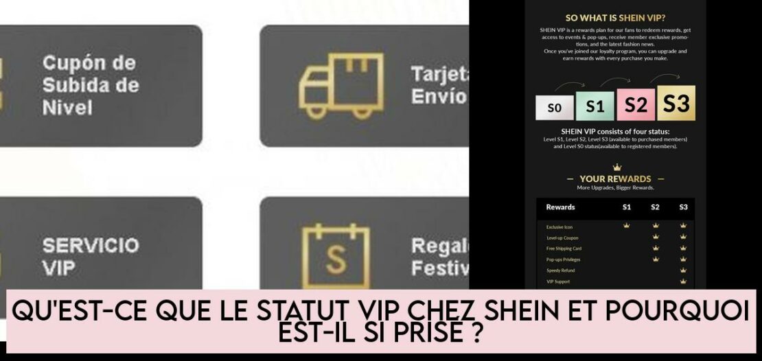 Qu'est-ce que le statut VIP chez SHEIN et pourquoi est-il si prisé ...